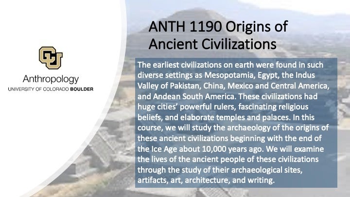 Anthropology | University of Colorado Boulder
