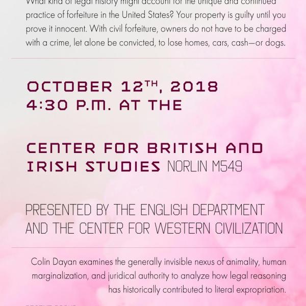 Colin Dayan Dialogue | Bruce D. Benson Center for the Study of Western ...