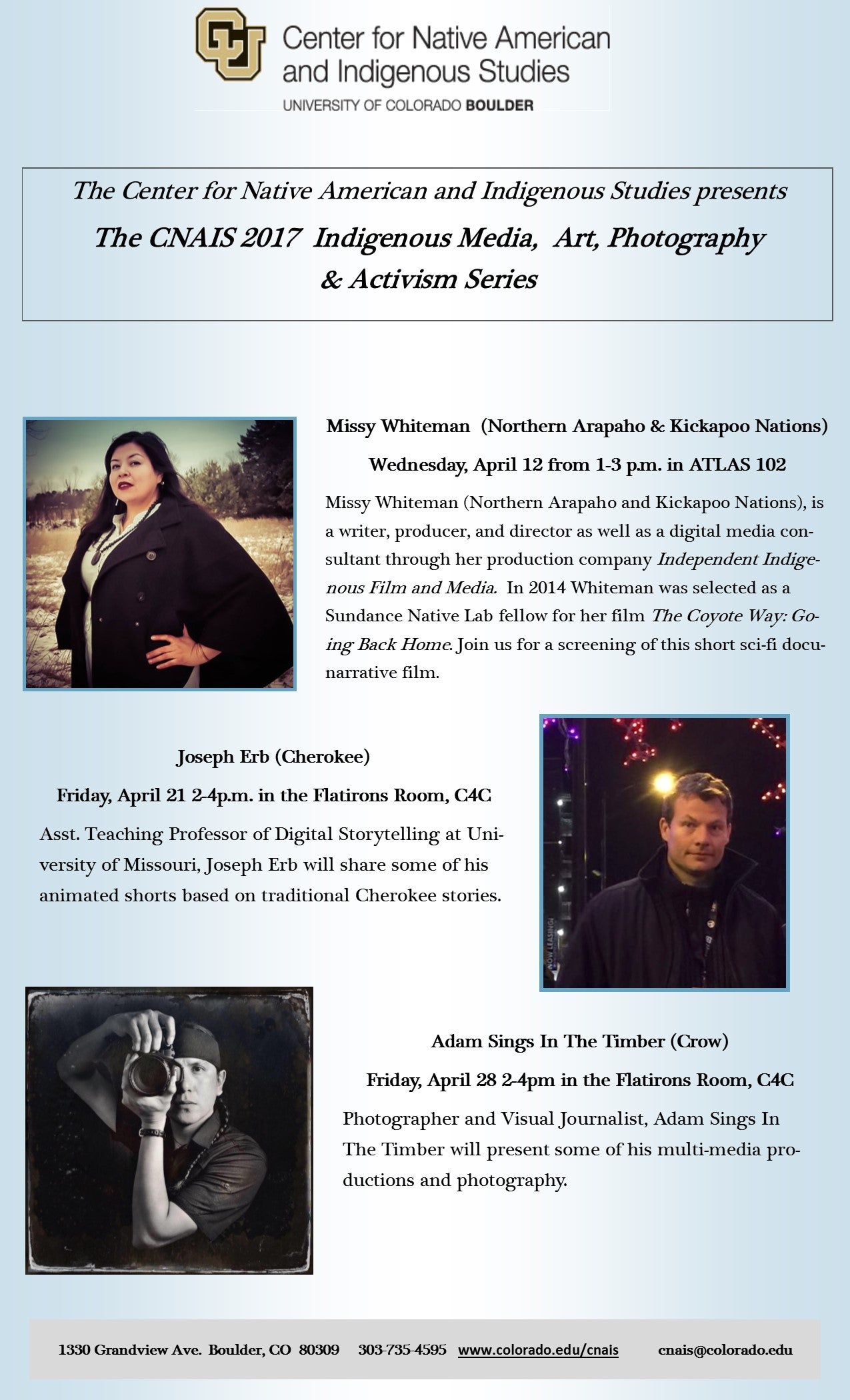 2017 CNAIS Indigenous Media, Art, Photography & Activism Series ...