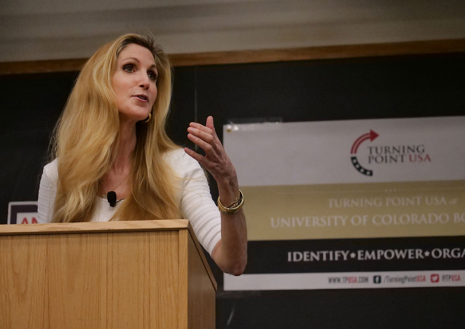 Ann Coulter at CU Boulder | Alumni Association | University of Colorado ...