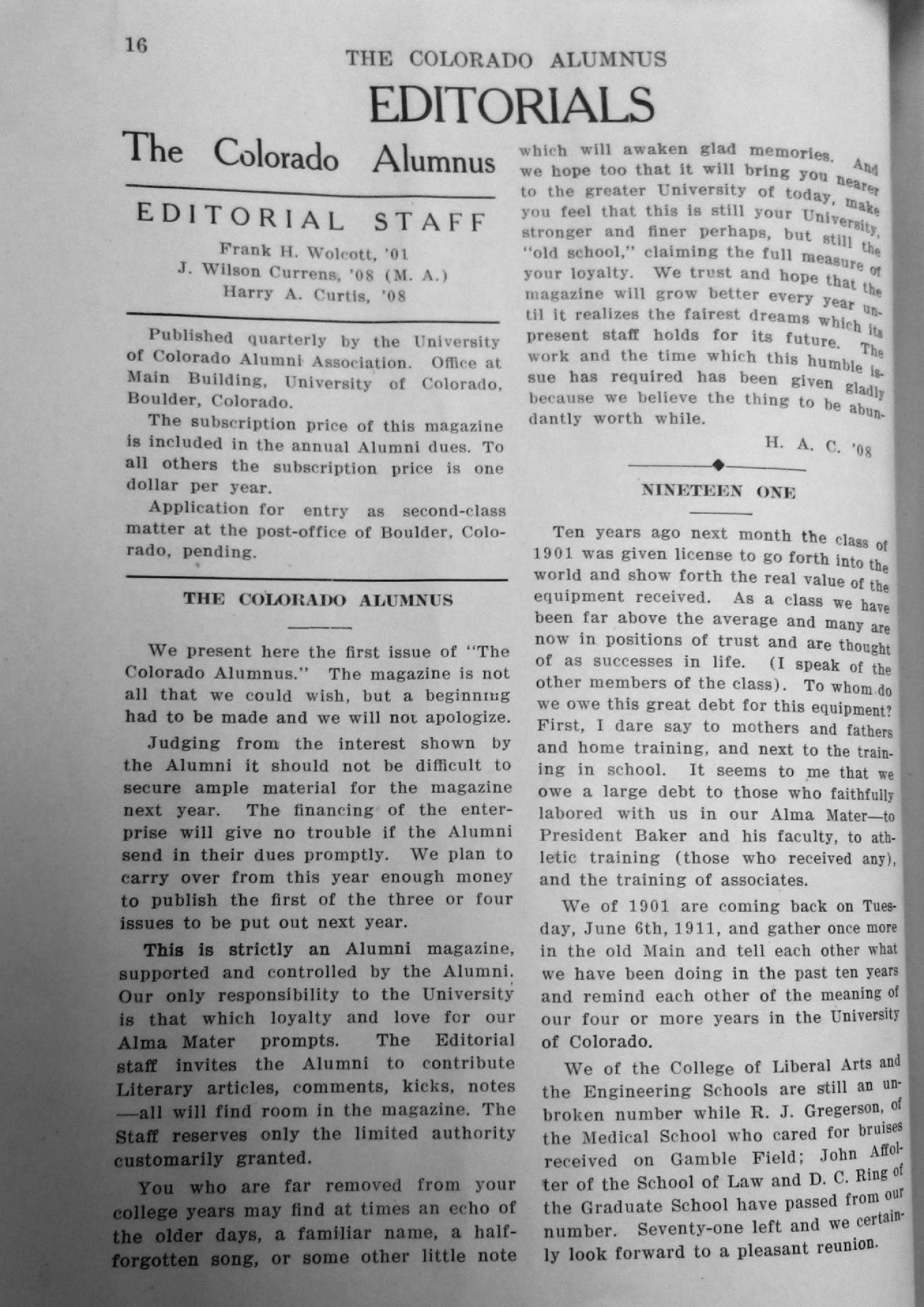 first coloradan | Alumni Association | University of Colorado Boulder