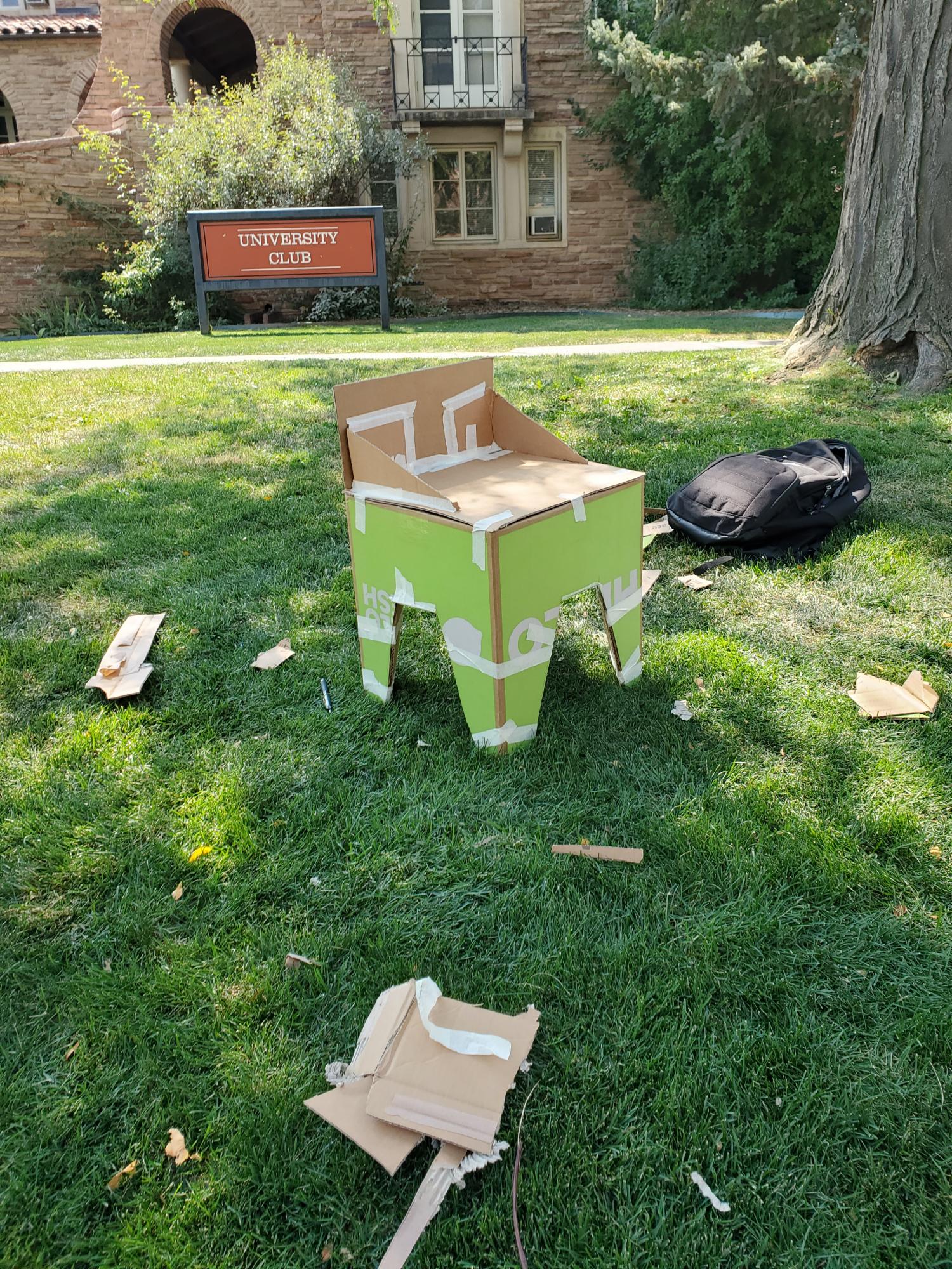 Students put creativity to test with cardboard challenge ...