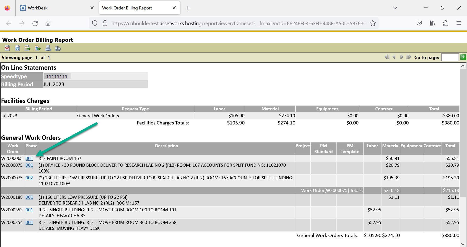 AiM Work Order Billing Instructions | Facilities Management ...