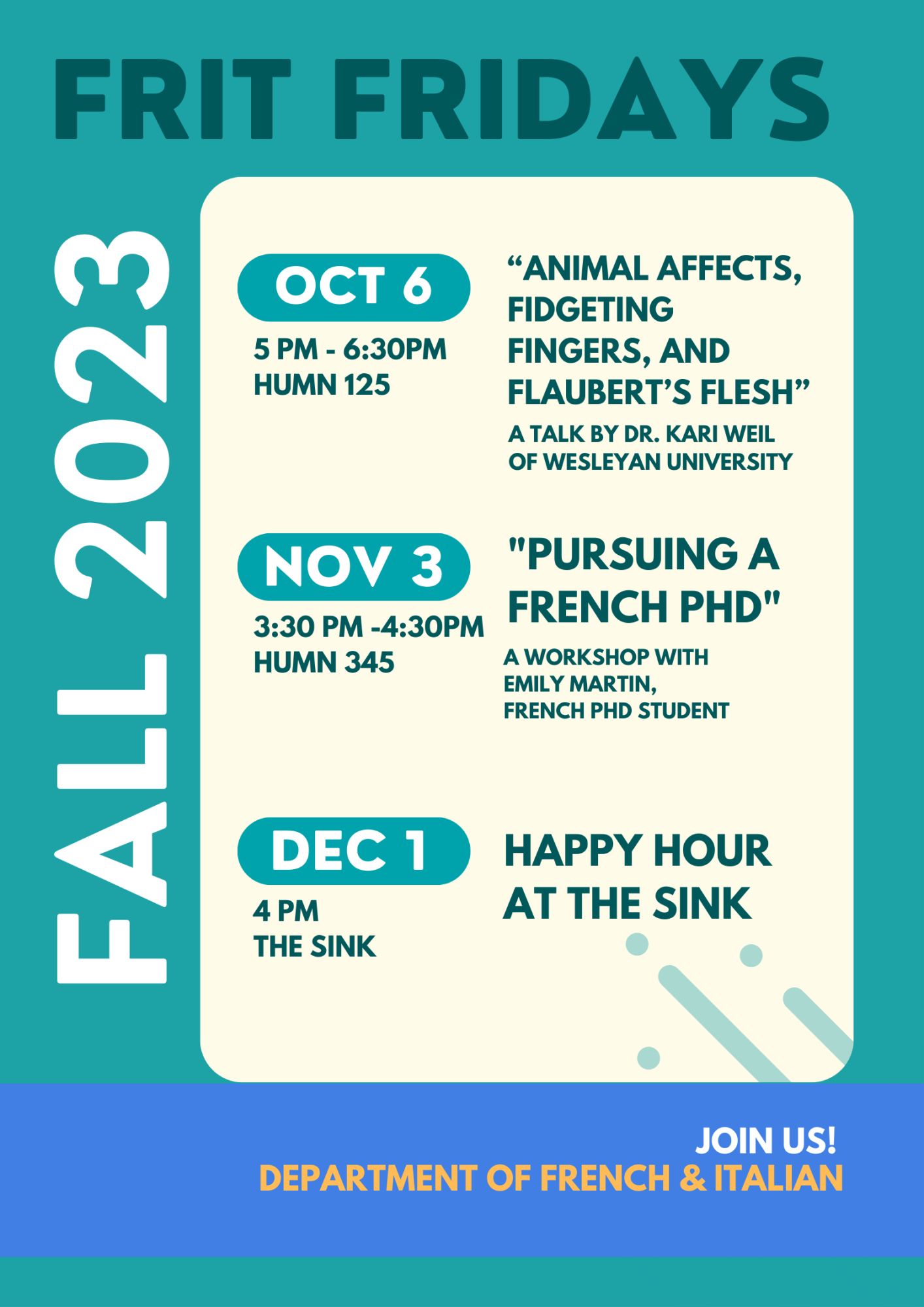 FRIT Fridays | Department of French & Italian | University of Colorado ...