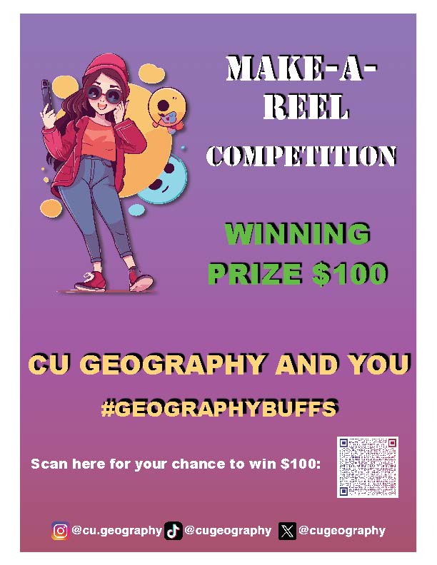 Geography's Social Media Reel Competition | Geography | University of ...