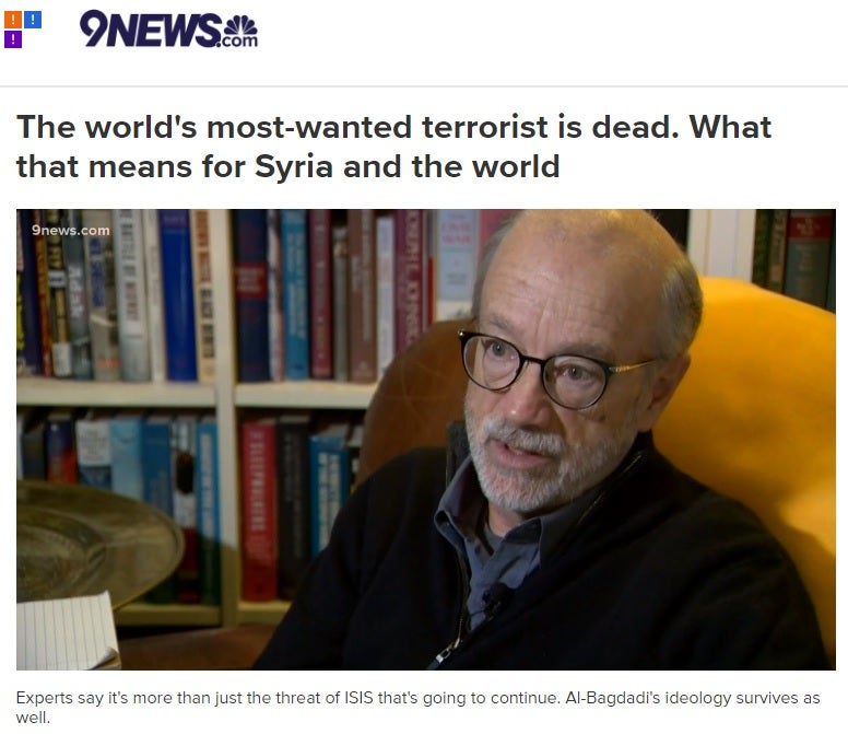 Greg Young Gives Expert Opinion on the Continued Threat of ISIS ...