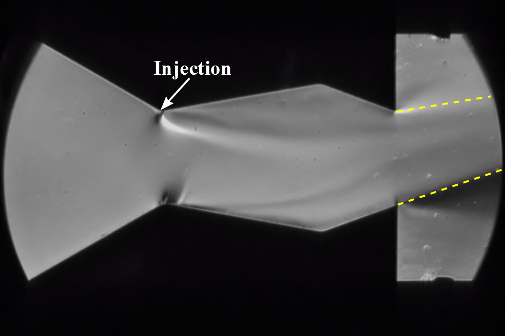 Dual-Throat Thrust Vectoring Nozzle Experiment | Experimental ...