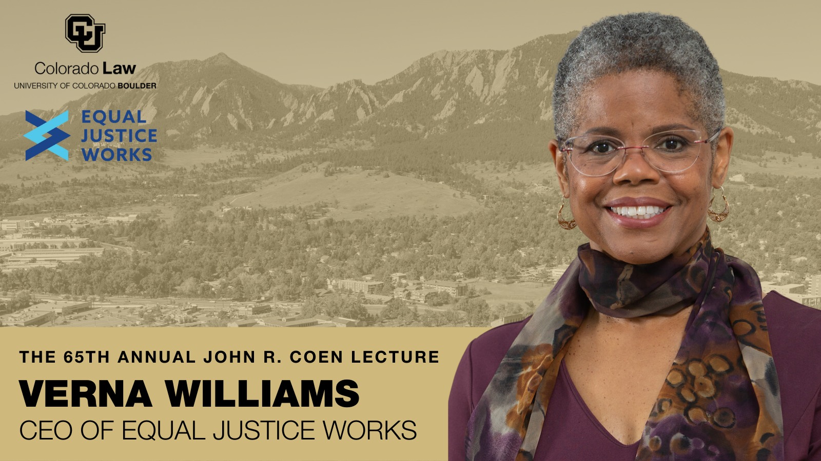 Verna Williams, CEO of Equal Justice Works, to Deliver Coen Lecture on ...