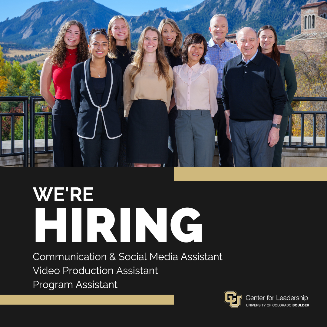 The Center for Leadership is Hiring! | Center for Leadership ...