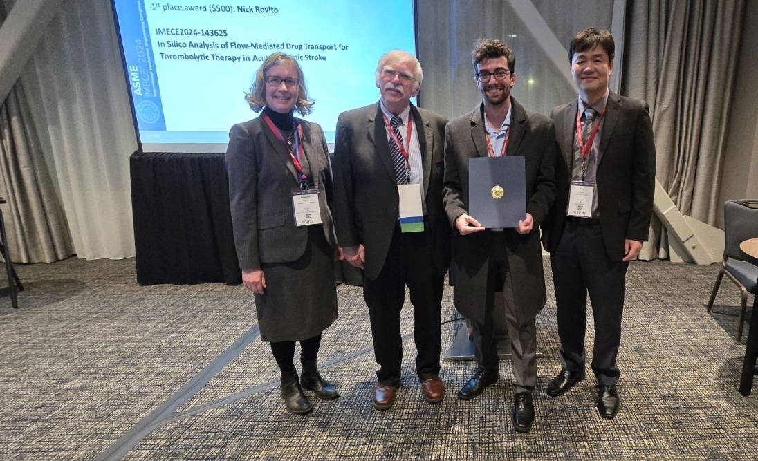 PhD student wins national award for fluids research in stroke therapy ...