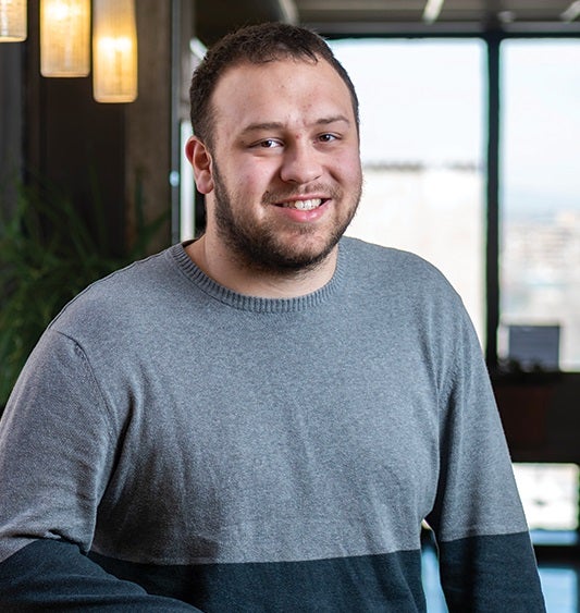 PhD student Skyler Kern optimizes computational models to better ...