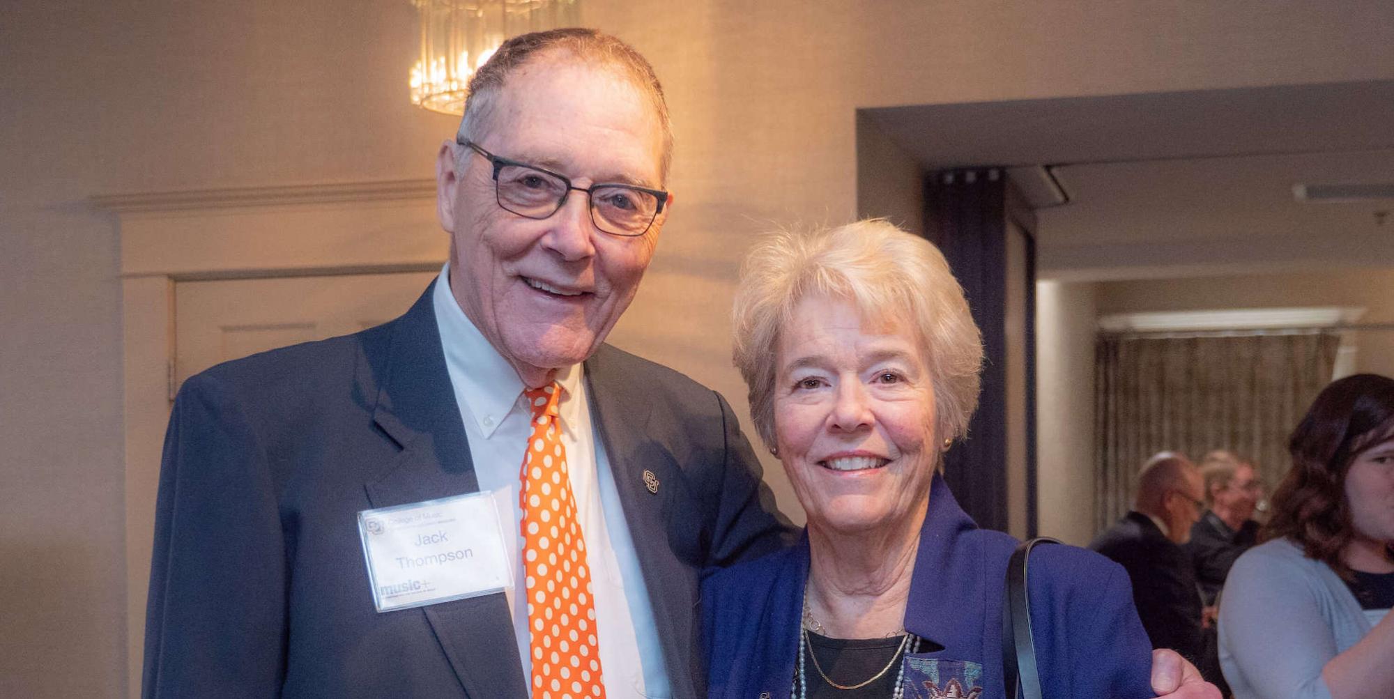 Supporter spotlight: Jeannie and Jack Thompson | College of Music ...
