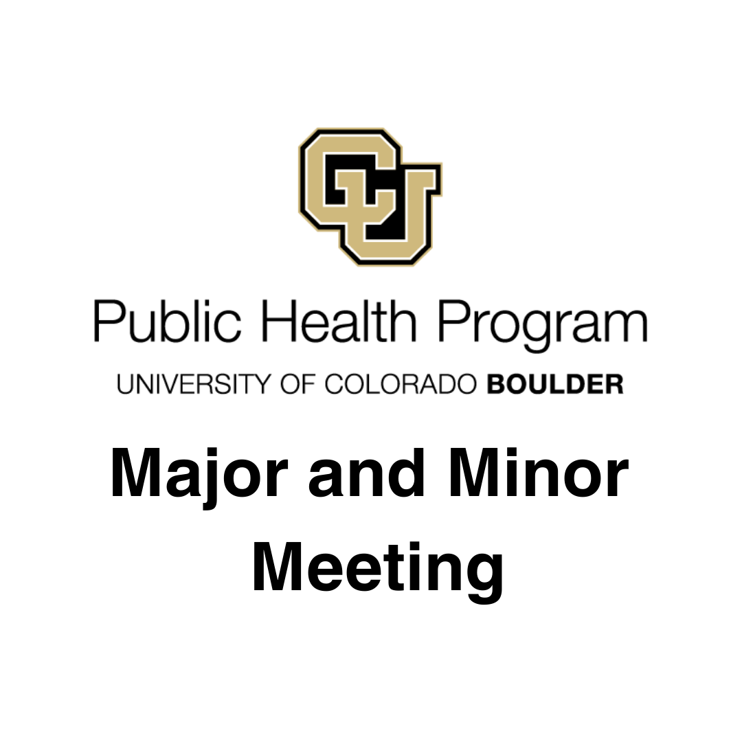 Public Health Major and Minor Meeting | Public Health Program ...