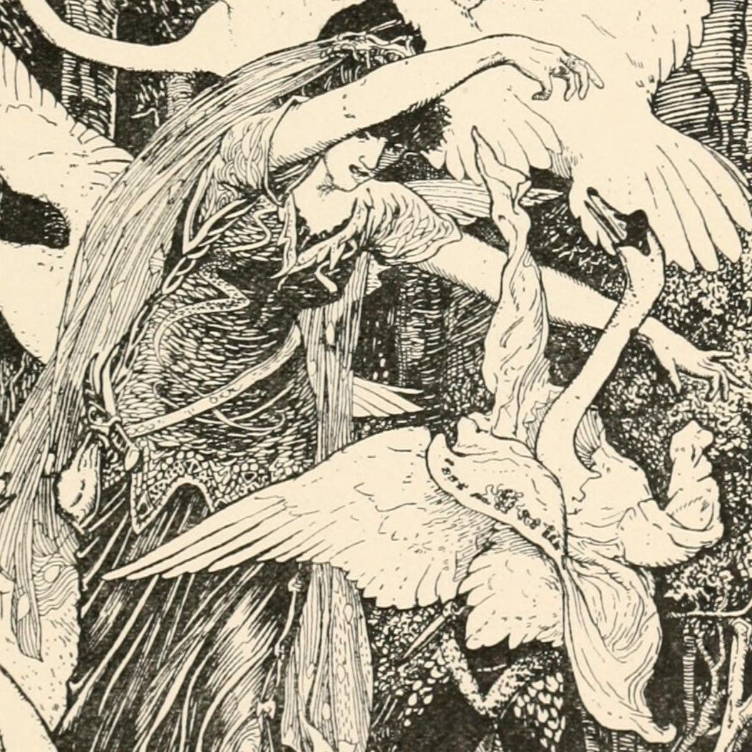 “The Six Swans.” The Yellow Fairy Book, edited by Andrew Lang, London ...