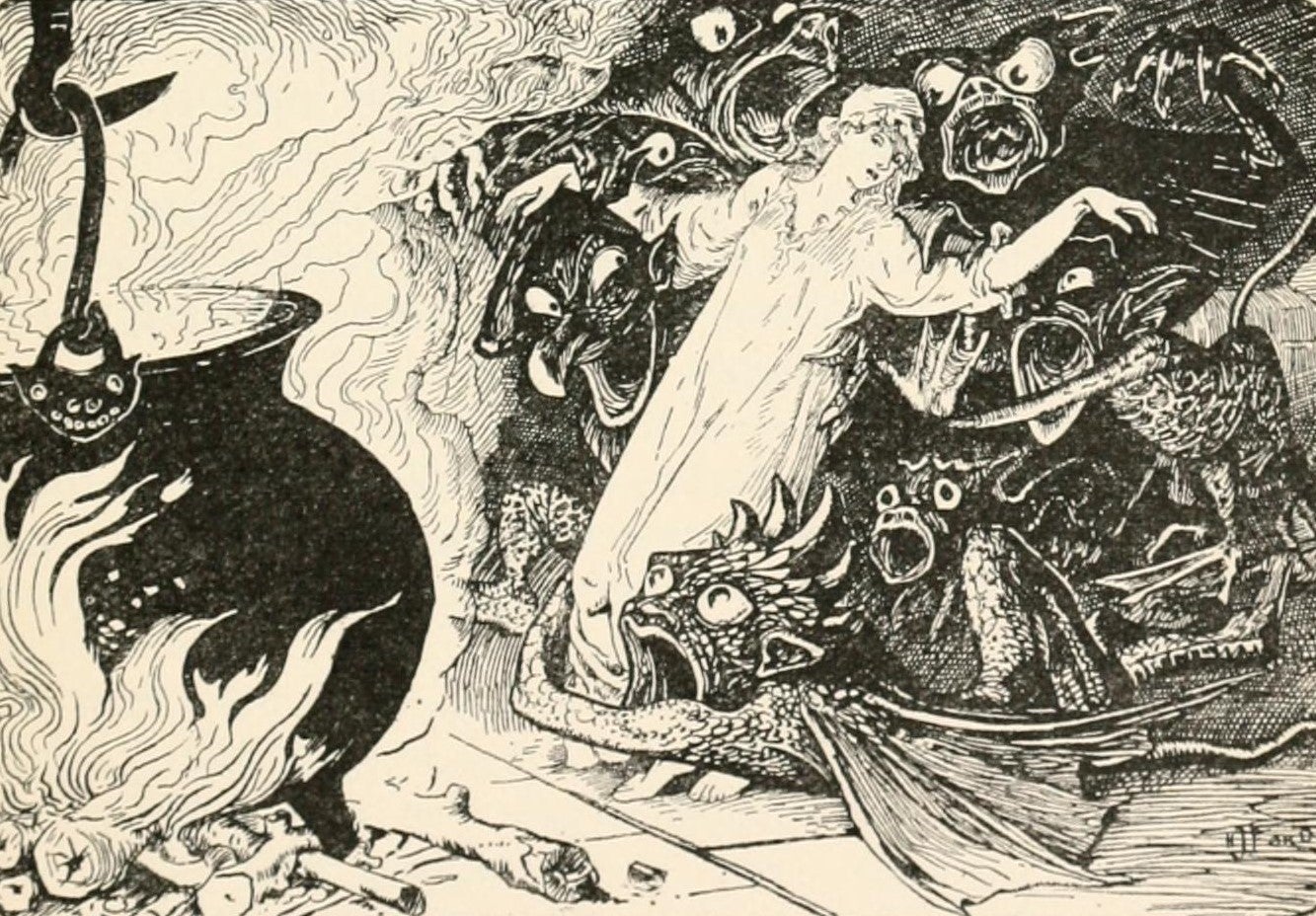 “The Crow.” The Yellow Fairy Book, edited by Andrew Lang, London, New ...