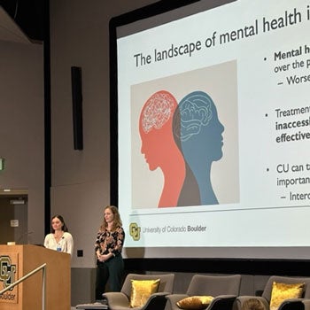 June Gruber, Amelia Moser, and Elisa Stern speak at Coloradan ...