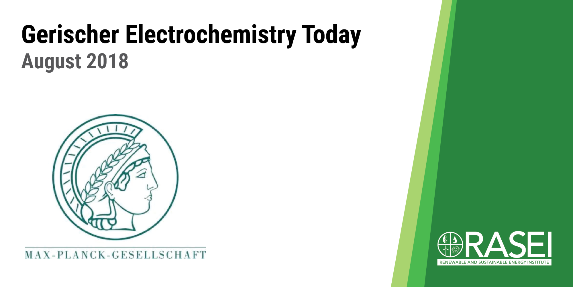 Gerischer Electrochemistry Today - 2018 | Renewable And Sustainable ...