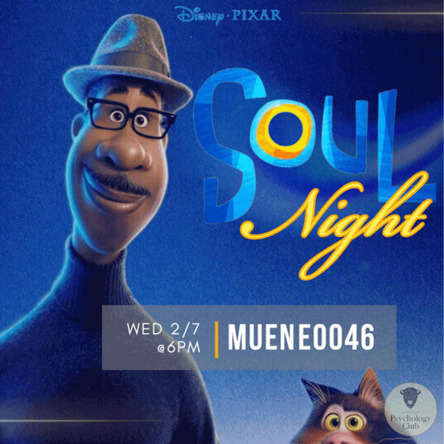 Movie Night with Pixar's Soul! | Psychology Club | University of Colorado Boulder