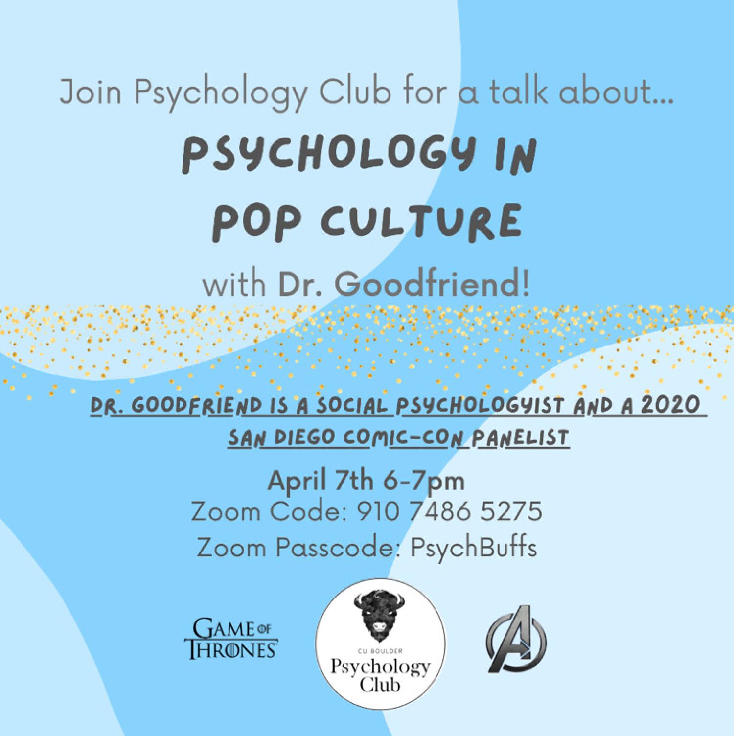 Psychology in pop culture | Psychology Club | University of Colorado ...