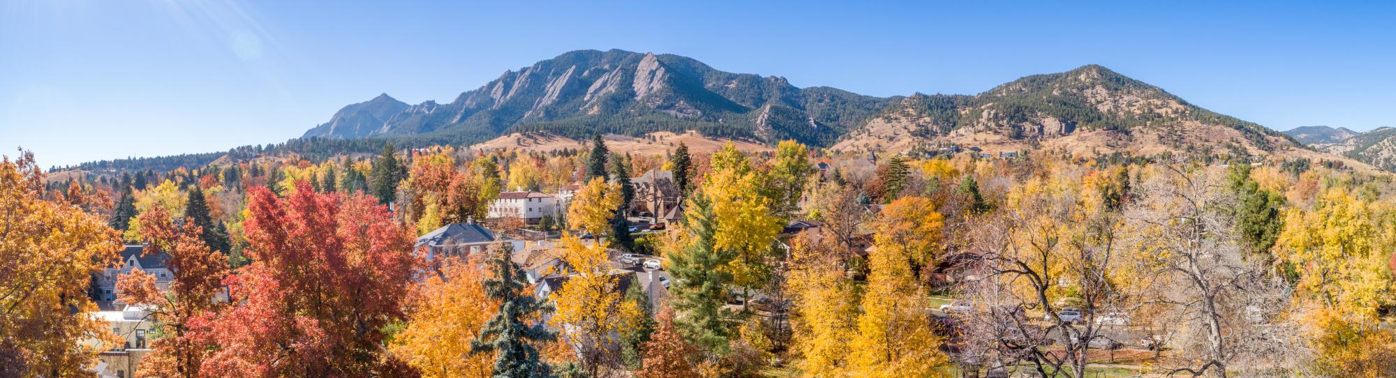 Fall Foliage Boulder Colorado