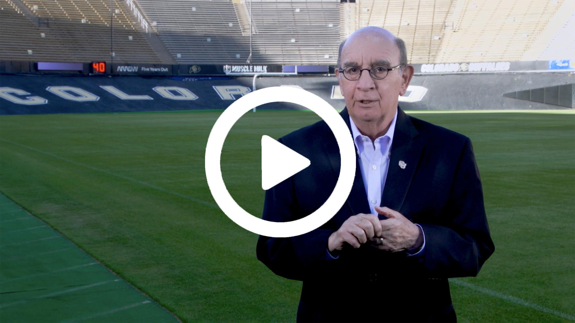 Video: Congratulations, Buffs! A year-end message from the chancellor ...