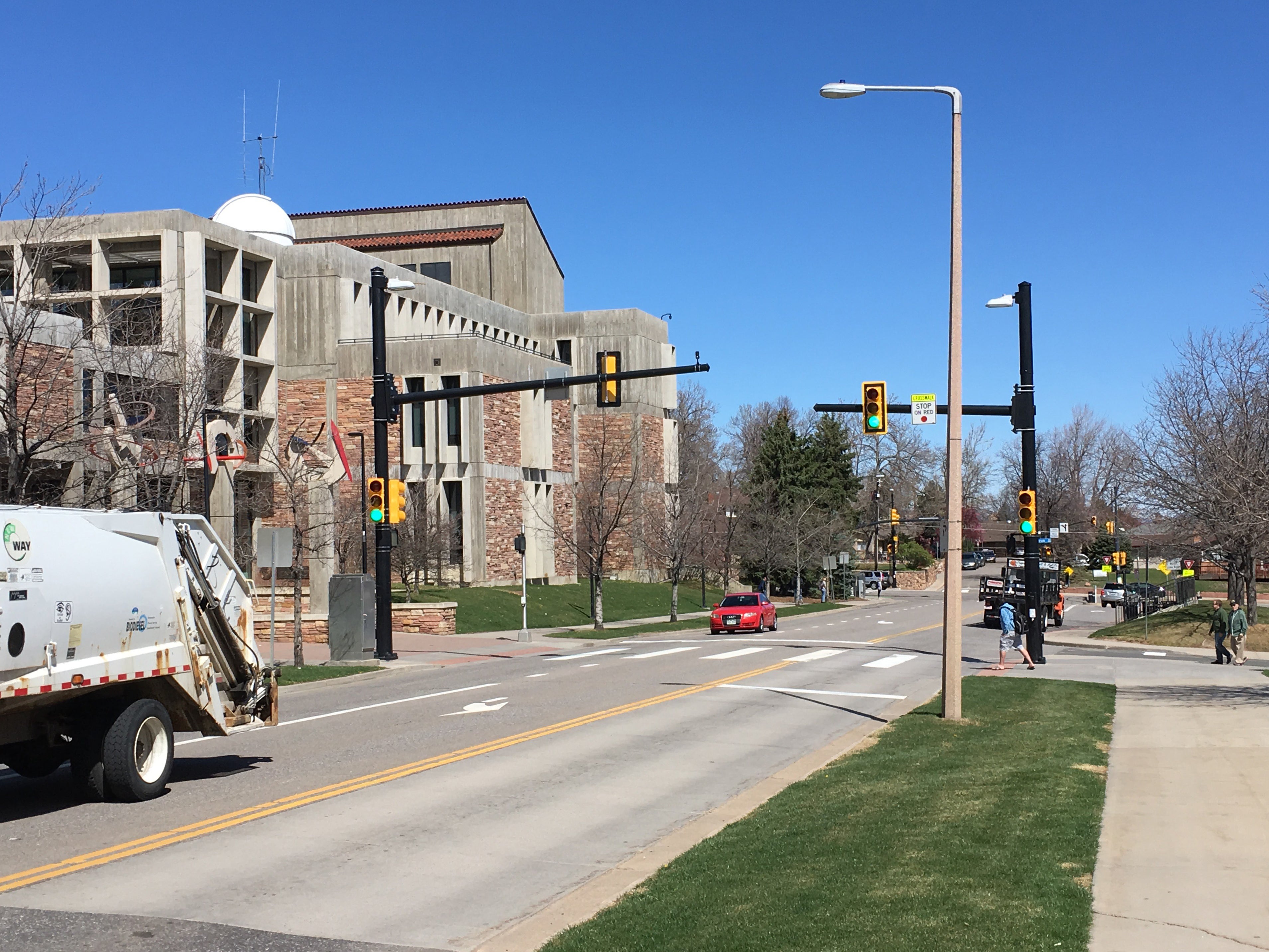 City removes HAWK light on Regent Drive | CU Boulder Today | University ...