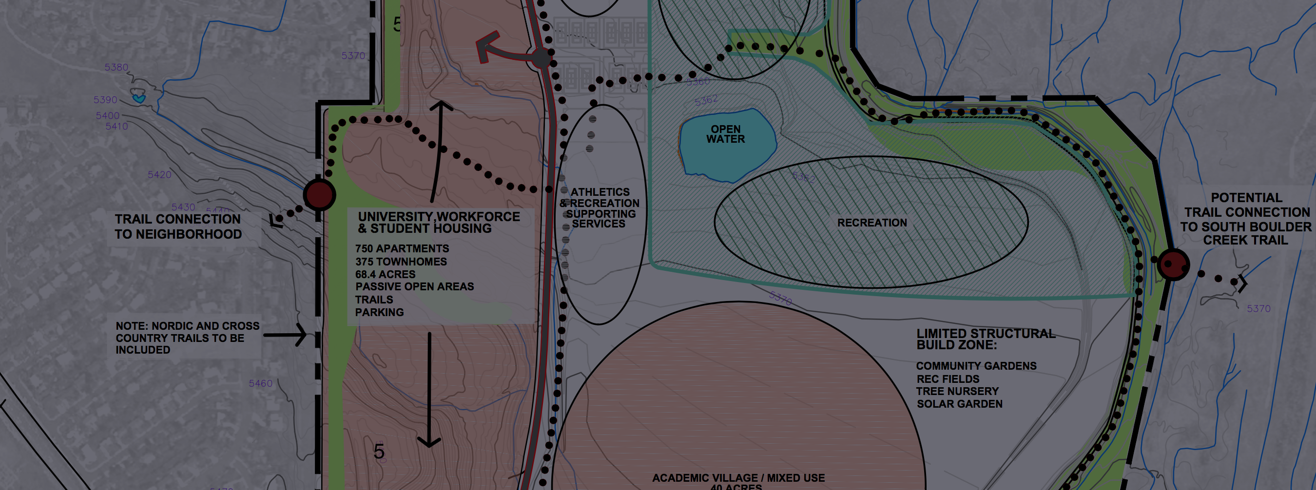 Draft concept plan for CU Boulder South invites community input | CU ...