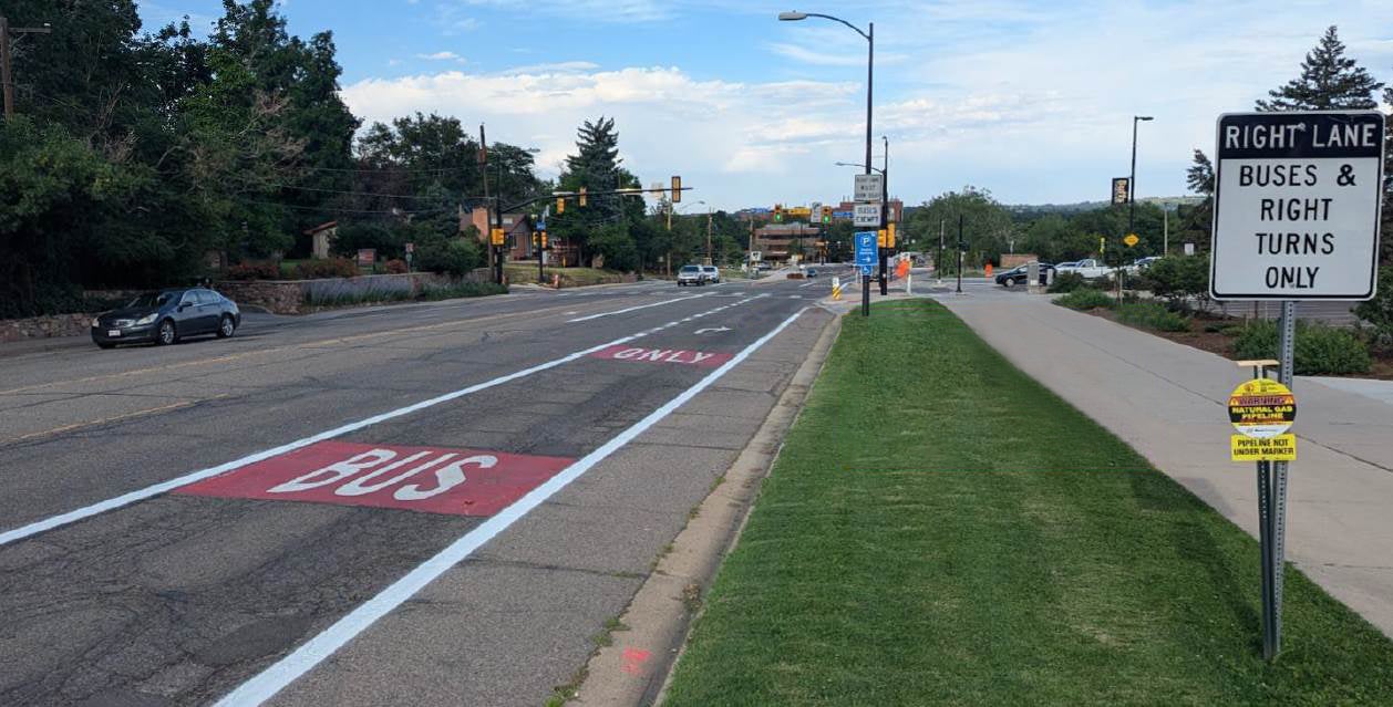 New bus lanes on Colorado Avenue | CU Boulder Today | University of ...