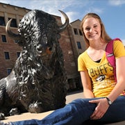 Running with Ralphie | CU Boulder Today | University of Colorado Boulder