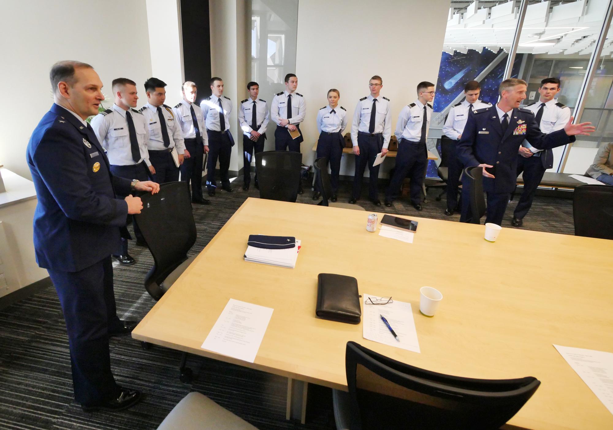 Space Force partnership powers up with VIP visit | CU Boulder Today ...