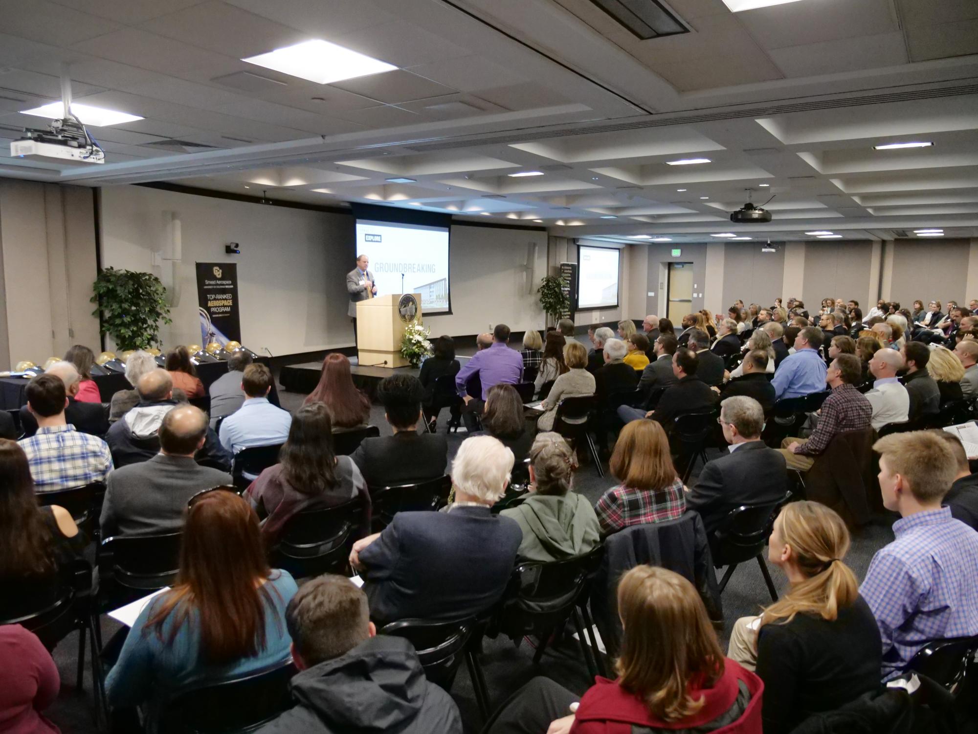 Aerospace engineering groundbreaking | CU Boulder Today | University of ...